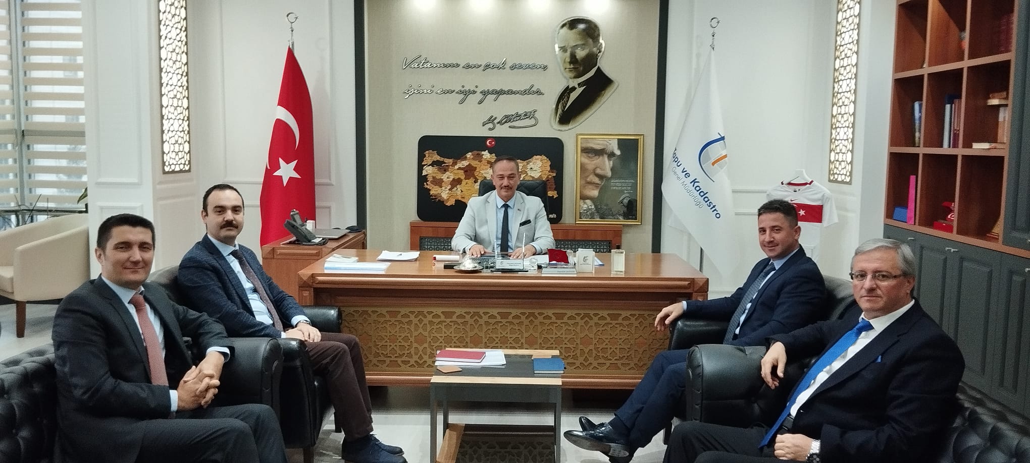 Tekirdağ TedaŞ 18 Bölge Müdüründen Ziyaret Tapu Ve Kadastro Genel